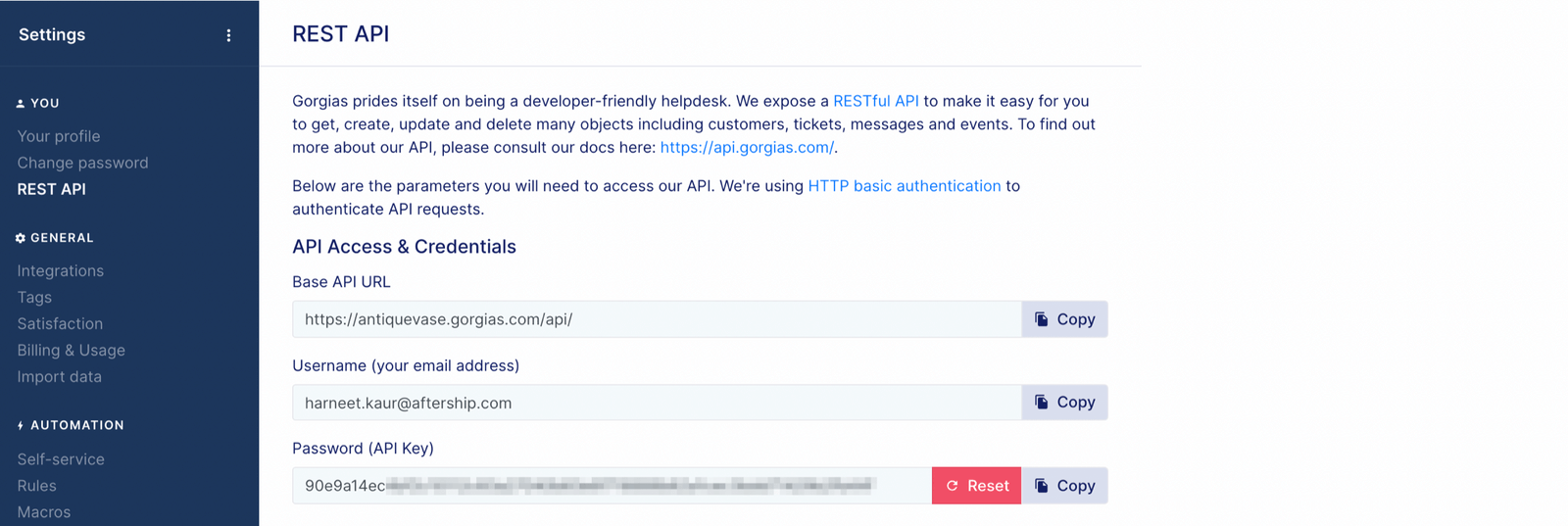 Take care of your shoppers with Gorgias & AfterShip